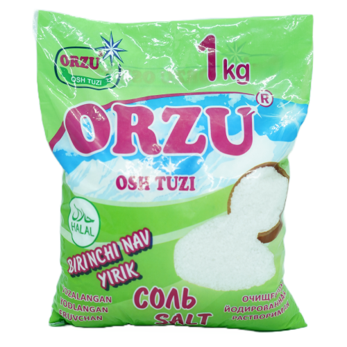 Orzu osh tuzi 1кг - Первый сорт большой | ORZU OSH TUZI - ВЫСШИЙ СОРТ